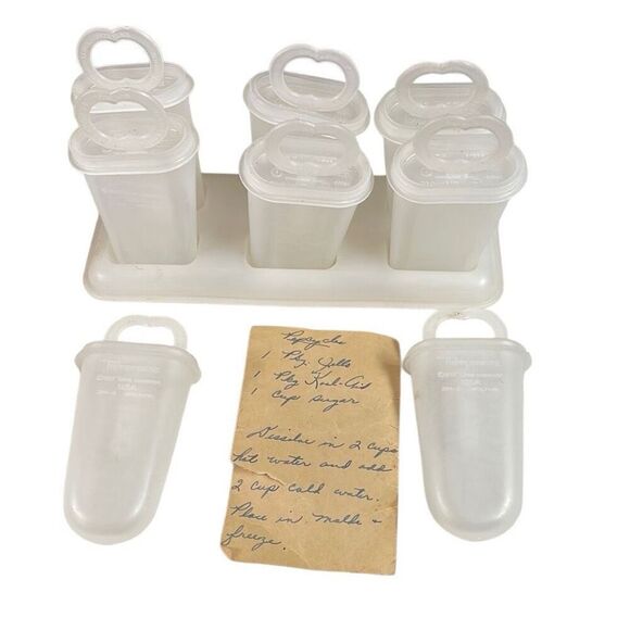 Tupperware | Dining | Vintagetupperware Ice Tups 8popsicle Mold Maker ...